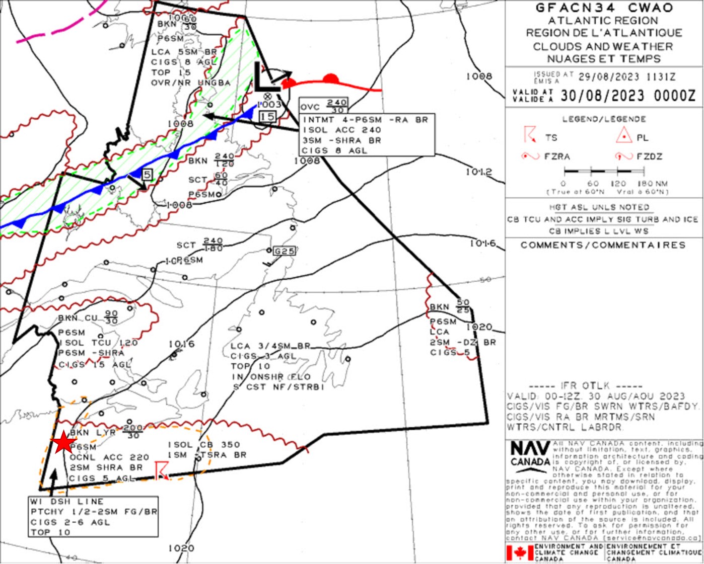 Onshore Flow | NAV CANADA Aviation Meteorology Reference