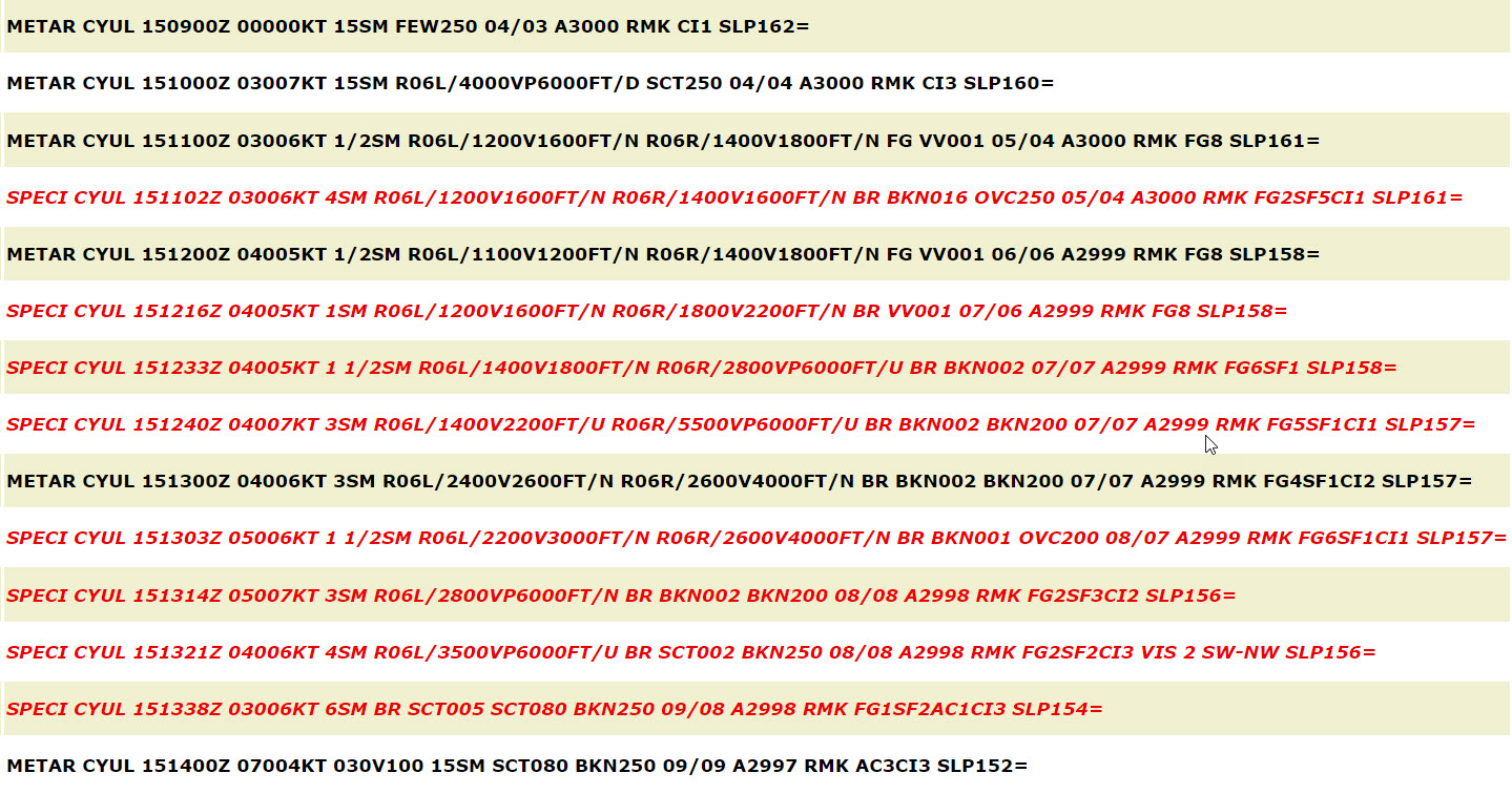 Radiation Fog | NAV CANADA Aviation Meteorology Reference