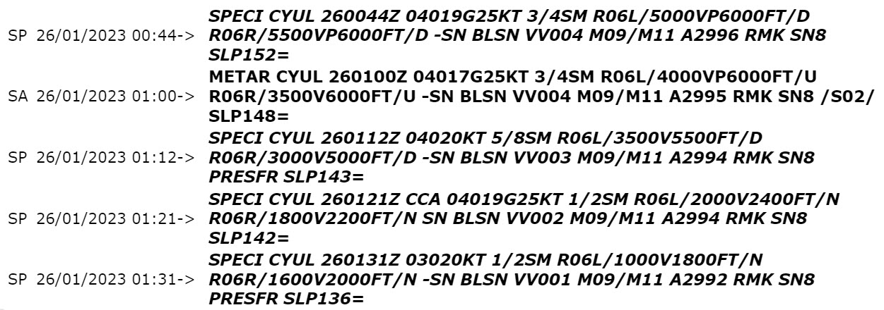 Snow | NAV CANADA Aviation Meteorology Reference