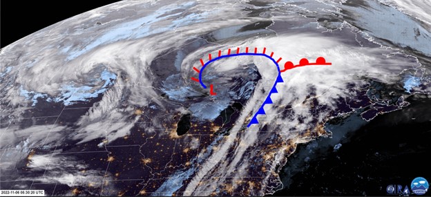 Warm Front | NAV CANADA Aviation Meteorology Reference
